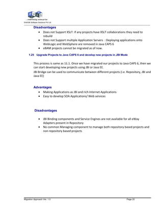Migration From Java Caps 5.1.X | DOC