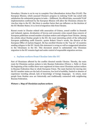 Migration Security Map of Ukraine | PDF