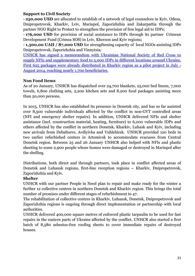 Migration Security Map of Ukraine | PDF