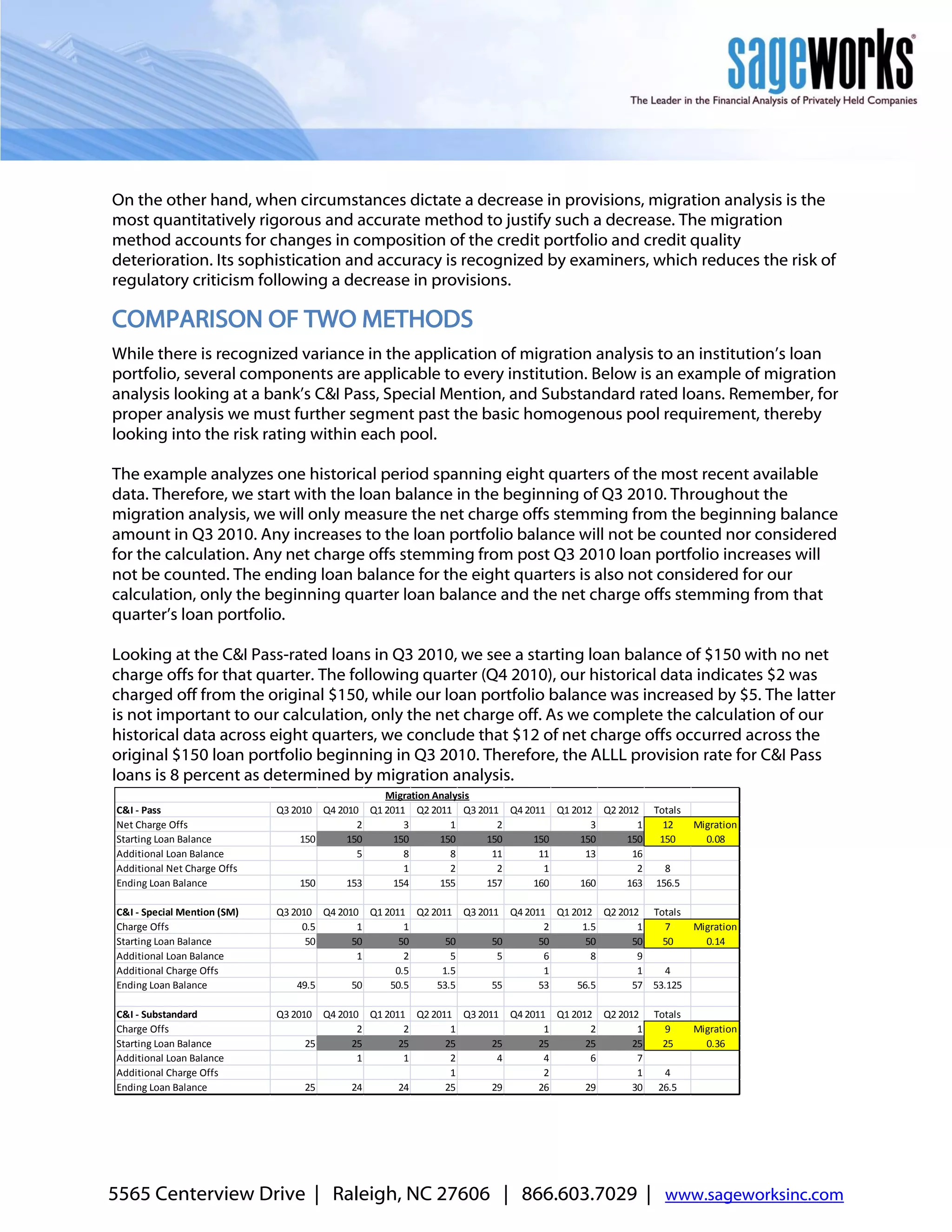 Pros and Cons of Migration Analysis | PDF