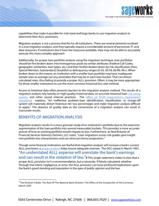 Pros and Cons of Migration Analysis | PDF
