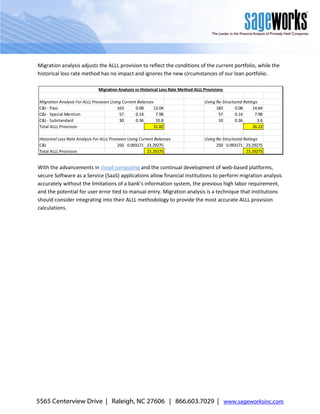 Pros and Cons of Migration Analysis | PDF
