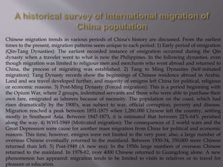 MIGRATION and china’S social changes.pptx