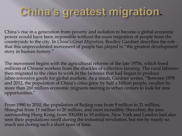 MIGRATION and china’S social changes.pptx