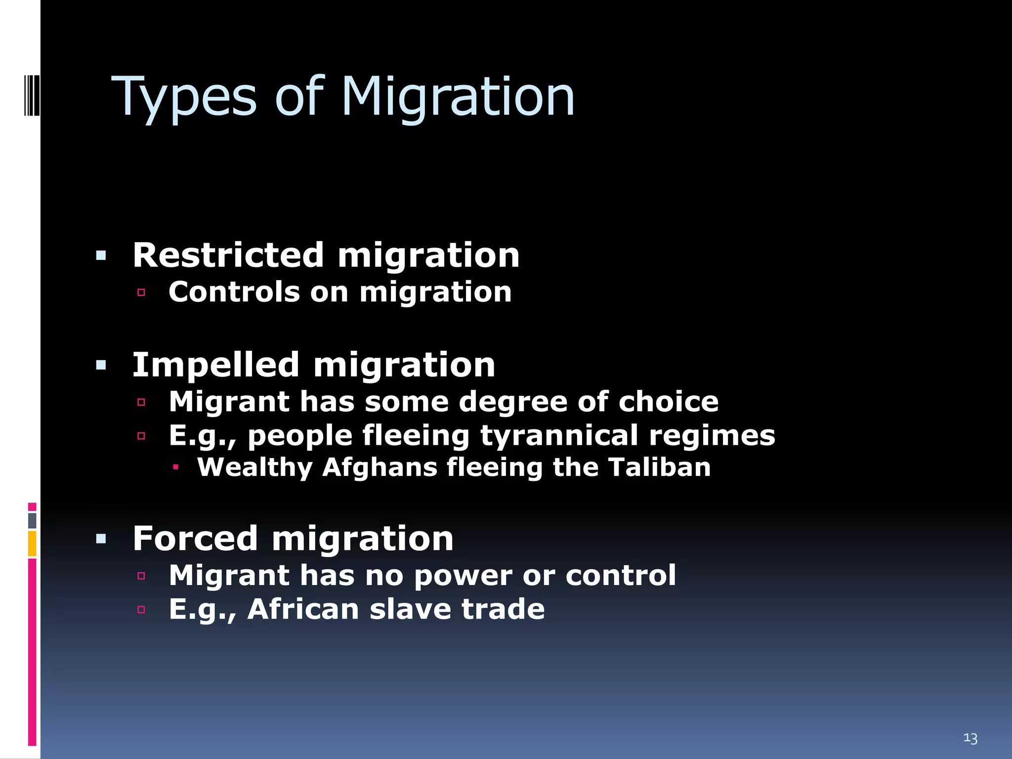 Migration And Mobility Pt1 | PPTX