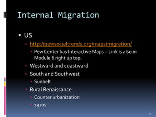 Migration And Mobility Pt 5 | PPTX