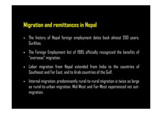 Migration and poverty reduction in nepal | PDF