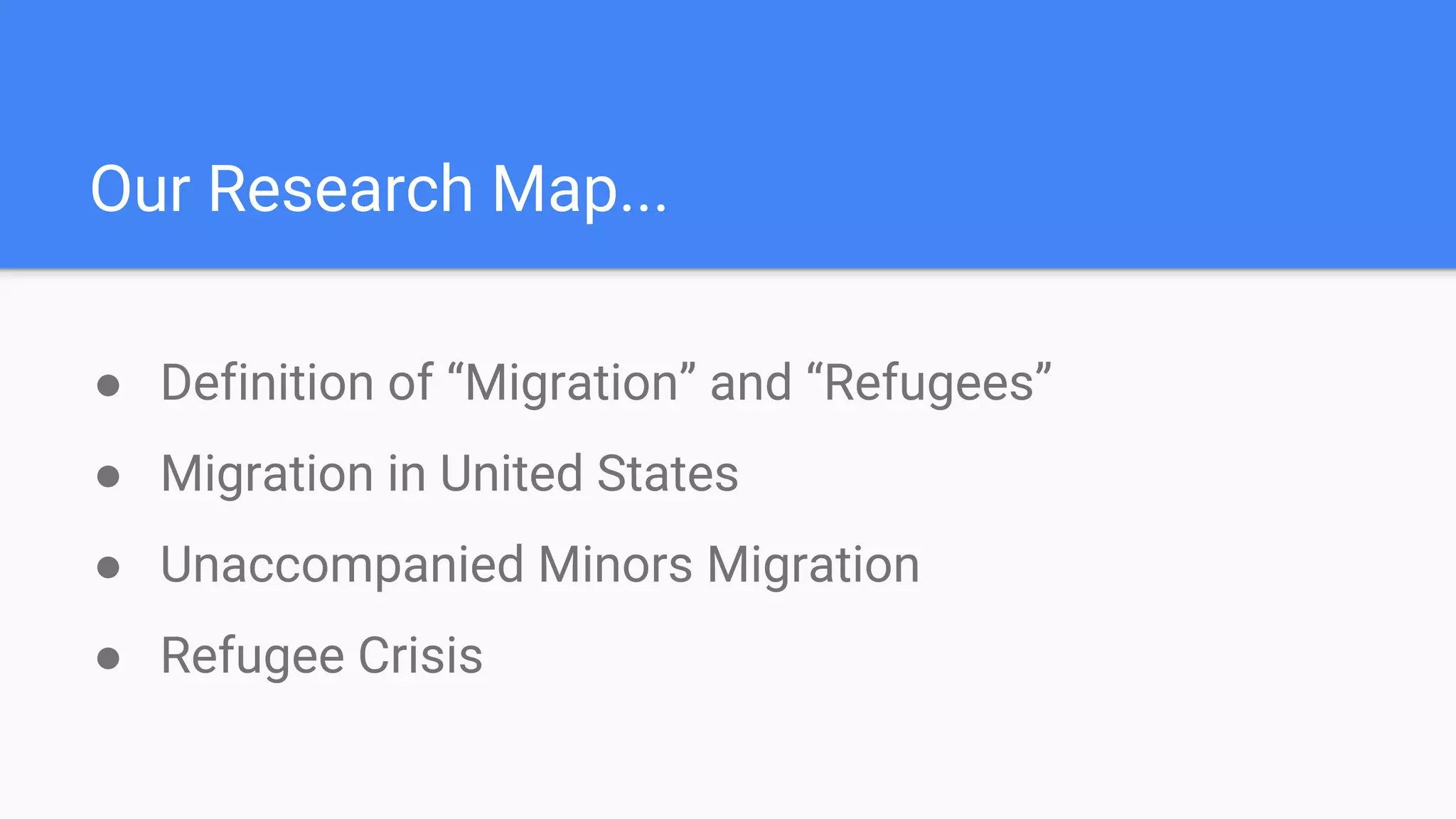 Migration and refugee presentation | PDF