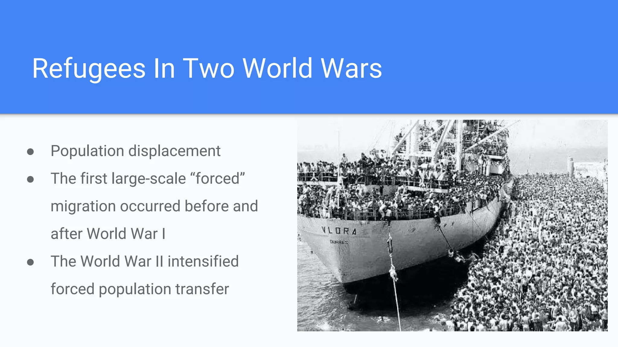 Migration and refugee presentation | PDF