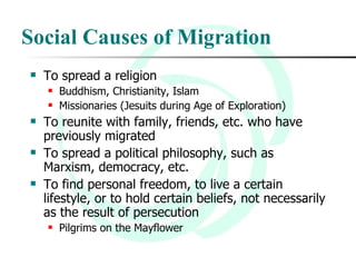 Migration As A Theme In AP World History | PPT