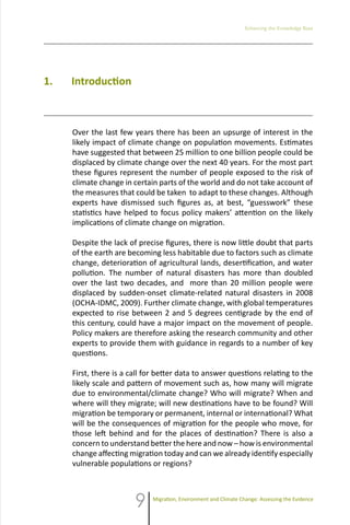 Migration environment and climate change | PDF