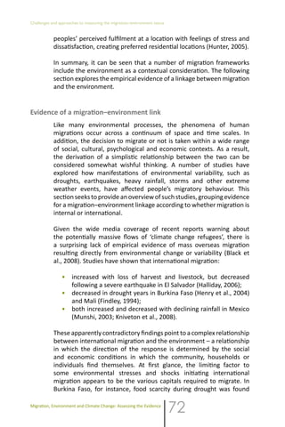 Migration environment and climate change | PDF
