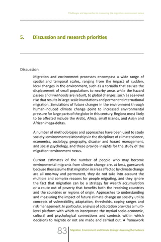 Migration environment and climate change | PDF