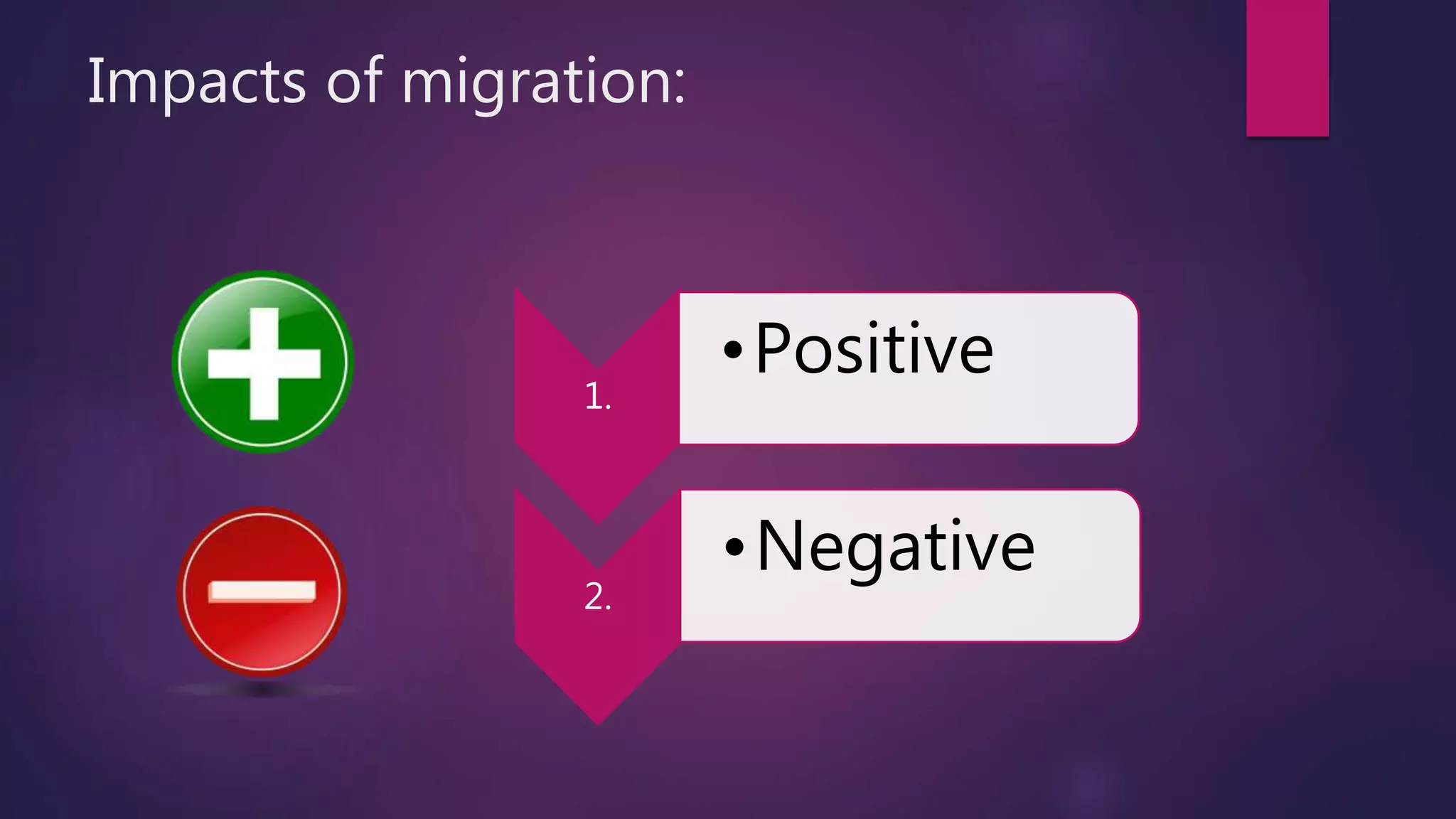 Migration: factors barriers its impact | PPT