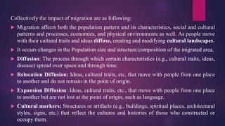 Migration: factors barriers its impact | PPT