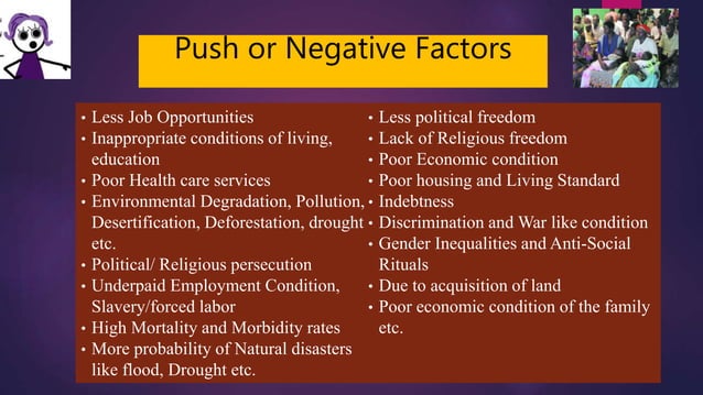 Migration: factors barriers its impact | PPT | Economy | Business and ...