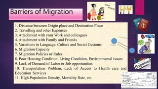 Migration: factors barriers its impact | PPT