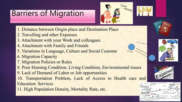 Migration: factors barriers its impact | PPT | Economy | Business and ...