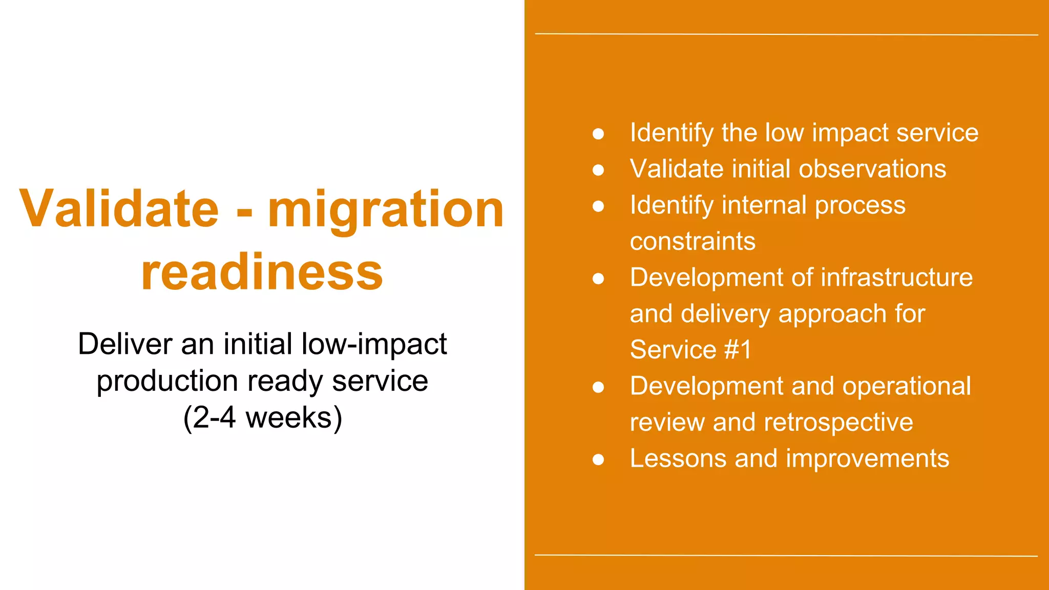 The Cevo Method - Migration Framework | PPT