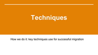 The Cevo Method - Migration Framework | PPTX | Cloud Computing | Internet