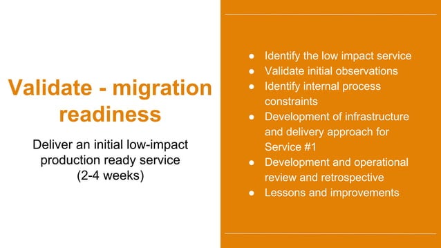 The Cevo Method - Migration Framework | PPT