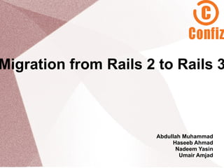 Migration from Rails2 to Rails3 | ODP | Web Development | Internet