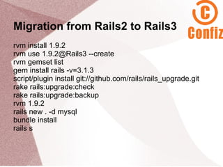 Migration from Rails2 to Rails3 | ODP | Web Development | Internet