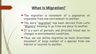 MIGRATION IN BIRDS by Shraddha Gupta.pptx