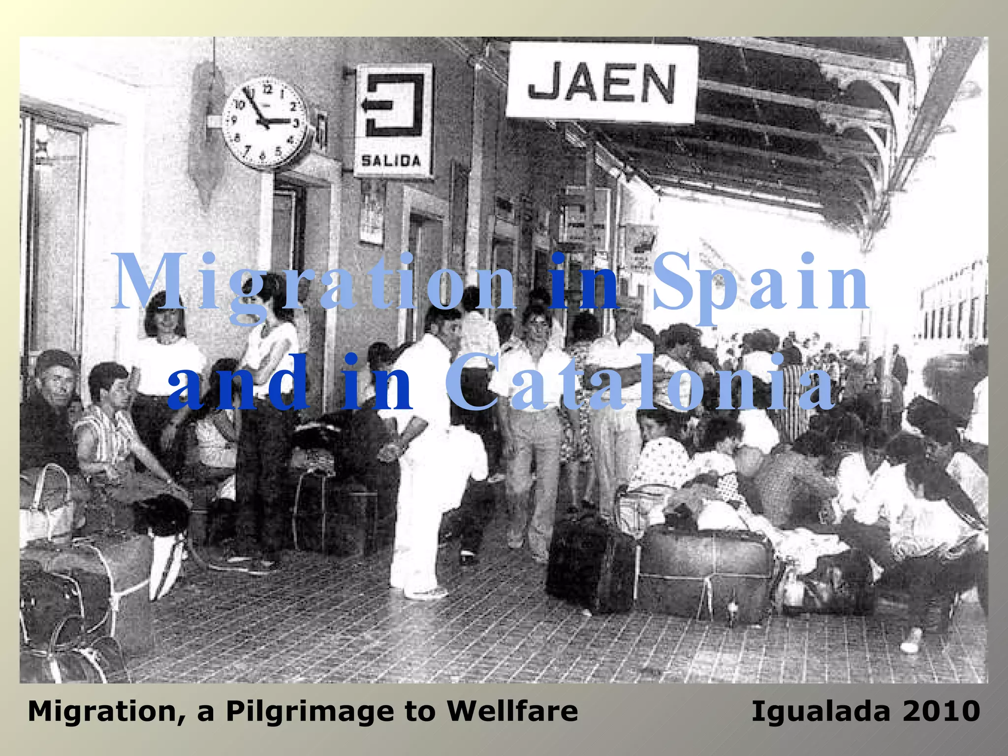 Migration in spain and catalonia | PPS