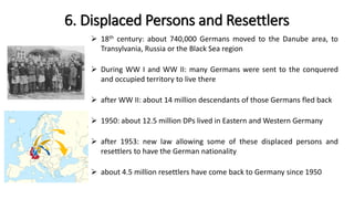Migration in the past in Germany pdf | PPT