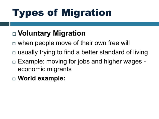 Migration Intro | PPT