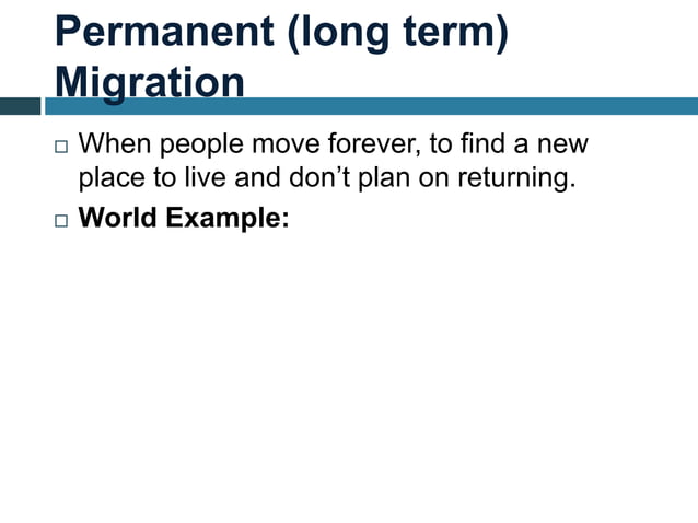 Migration Intro | PPT