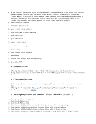 Migration of SAP BW BEx Analyzer 3.x to BEx Analyzer 7.x | DOCX