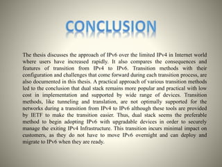 Migration of corperate networks from ipv4 to ipv6 using dual stack | PPTX | Computer Networking ...