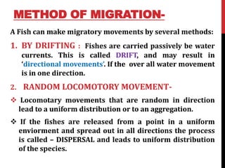 MIGRATION OF FISHES | PPTX