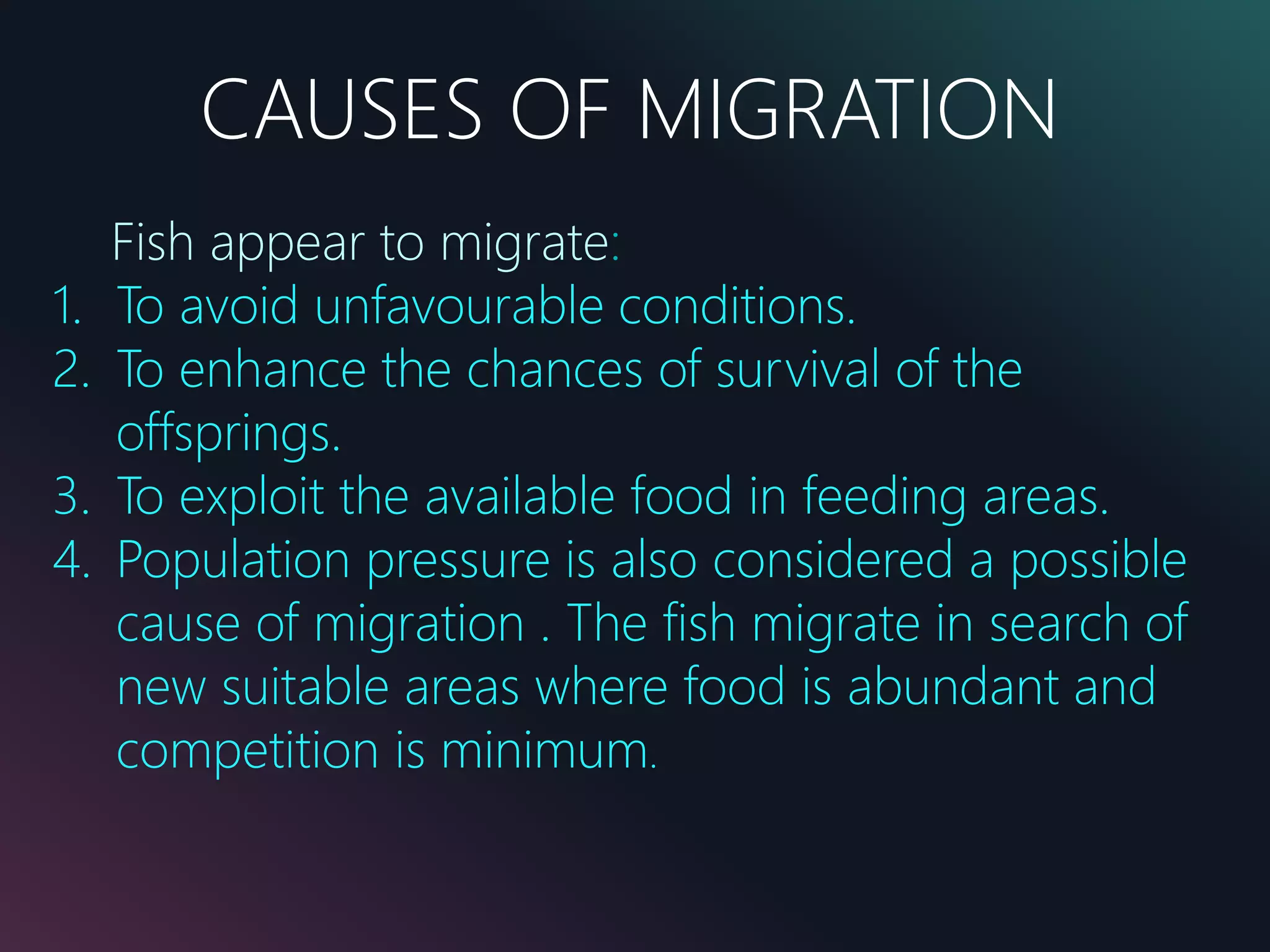 Migration of fishes ppt | PPTX