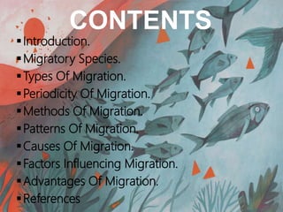 Migration of fishes ppt | PPTX