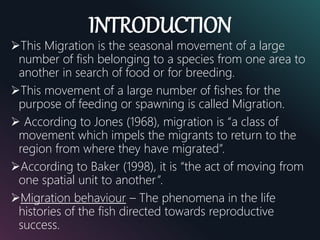 Migration of fishes ppt | PPTX
