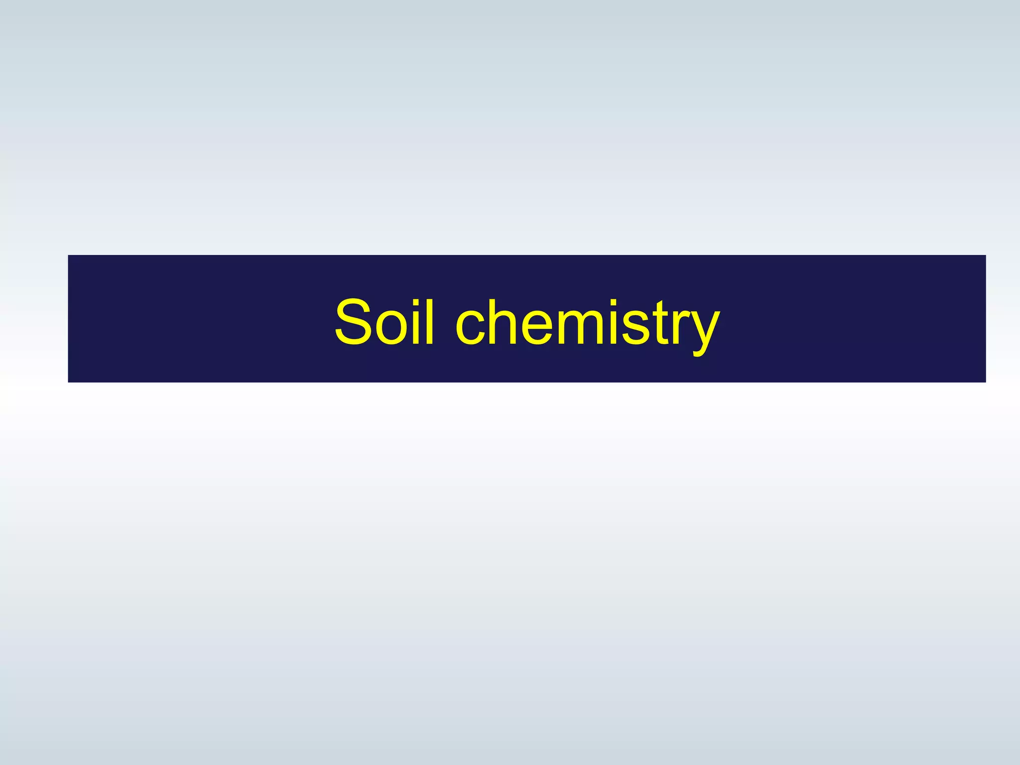 Migration of ions and molecules in soil | PPT