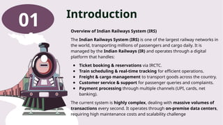 Migration of the Indian Railways System (IRS) to AWS.pptx