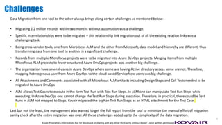 Migration of Two Million Records with Zero Downtime for a Global ...