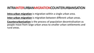 AS GEOGRAPHY REVISION - MIGRATION - 5.2 INTERNAL MIGRATION | PPTX