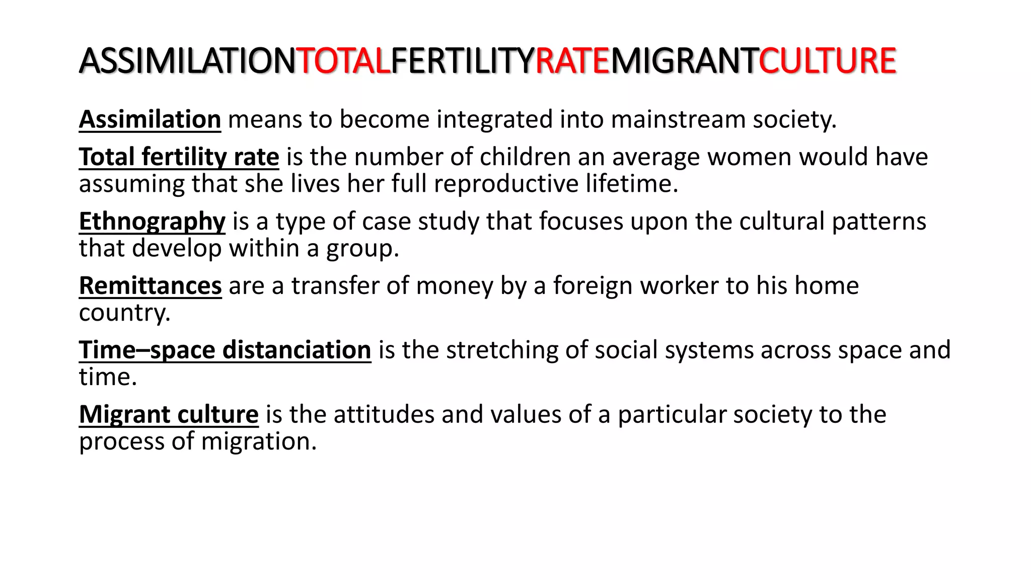 AS GEOGRAPHY REVISION - MIGRATION - Case study Mexico to USA | PPTX