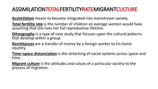 AS GEOGRAPHY REVISION - MIGRATION - Case study Mexico to USA | PPTX
