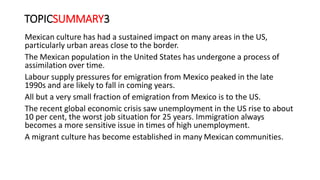 AS GEOGRAPHY REVISION - MIGRATION - Case study Mexico to USA | PPTX
