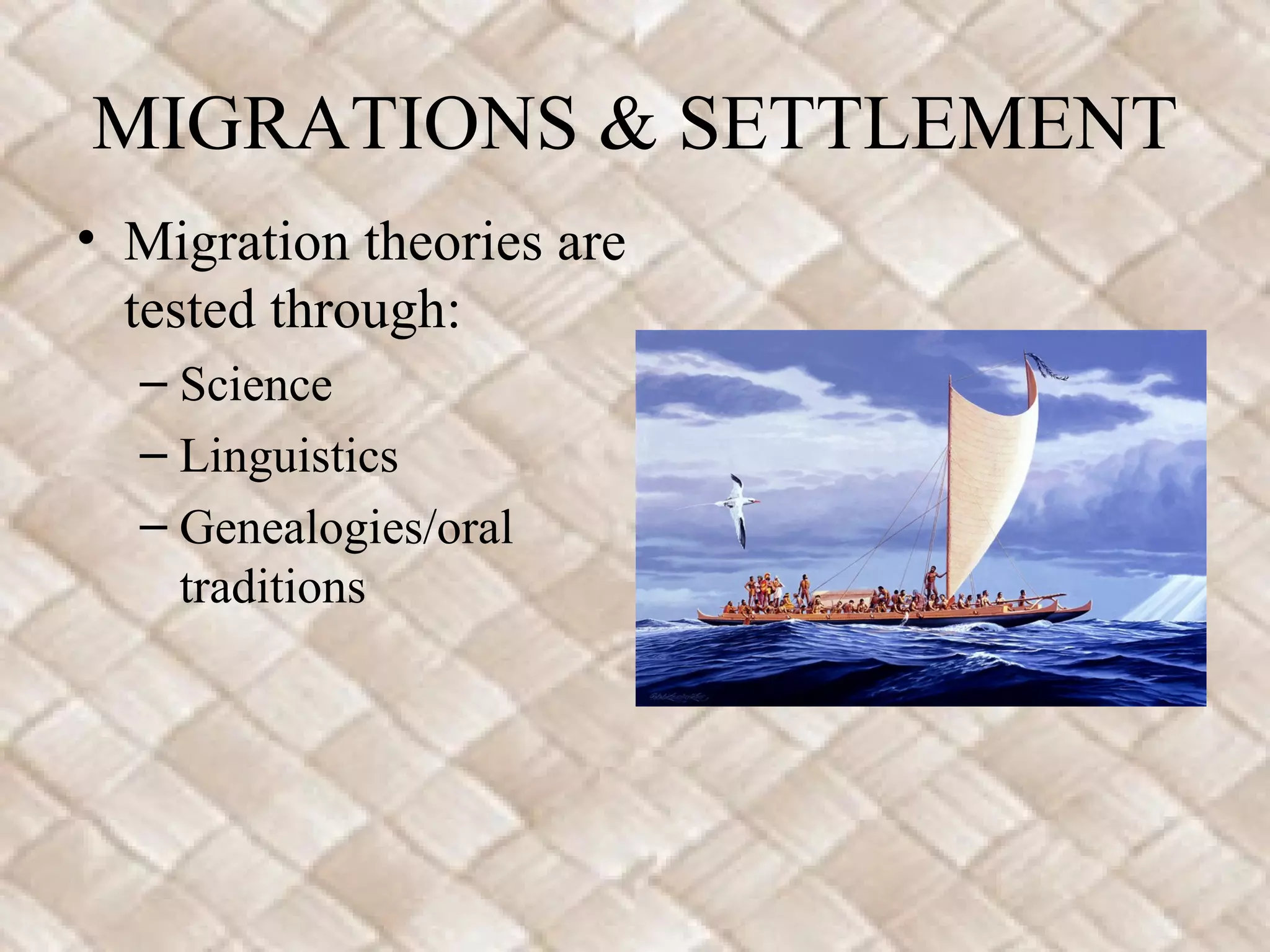 Migrations and settlement | PPT