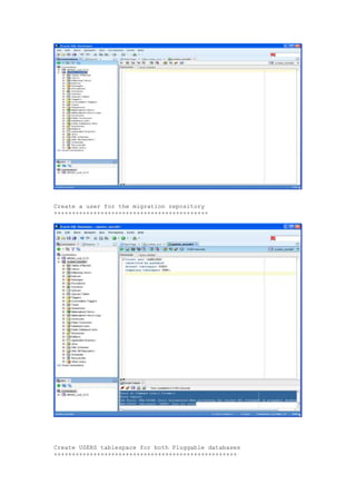 Migration Database from SQL SERVER 2012 to Oracle12c with Pluggable Database | PDF