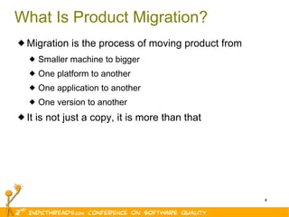 Migration testing framework | PPT | Operating Systems | Computer ...