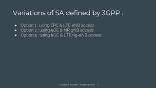 Migration to 5G and Deployment Training and certification by TELCOMA ...