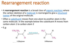 Migratory aptitudes in rearrangement reaction | PPTX